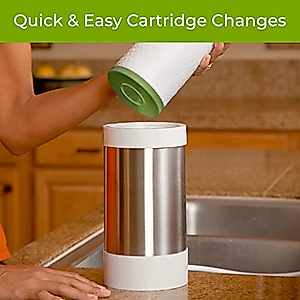 WaterChef C6500 Premium Countertop Water Filter System (White), 600 Gallon Capacity, NSF/ANSI Certified for 75 Contaminants, Made in USA