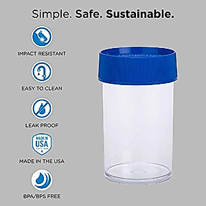 Nalgene Outdoor Storage Container, 8-Ounce, Clear