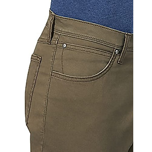 Wrangler Authentics Men's Straight Fit Twill Pant, Thistle, 34W x 32L
