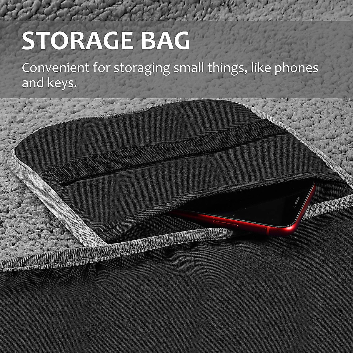 Tirrinia Outdoors Waterproof Throw Blanket, 51”x 59” Sherpa Fleece Stadium Windproof Mat for Boat, Traveling, Camping, Hiking, Football - Machine Washable