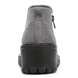 BZees Women's Bliss Ankle Boots, Evening Sky Grey, 9