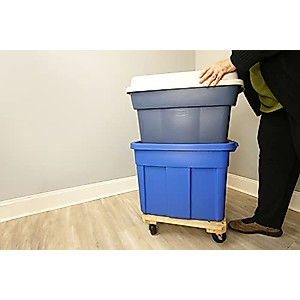 Shepherd Hardware 9854 Solid Wood Plant Dolly, 12-Inch x 18-Inch, 360-lb Load Capacity