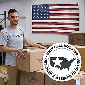 weBoost Destination RV - Cell Phone Signal Booster for Stationary Use | Boosts 5G & 4G LTE for All U.S. & Canadian Carriers - Verizon, AT&T, T-Mobile, more | Made in the U.S. | FCC Approved (470159)