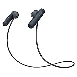 Sony WI-SP500 Wireless in-Ear Sports Headphones, Black (WISP500/B) (Renewed)