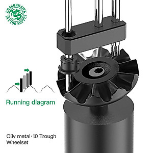 Dragonhawk Tattoo Machine Kit Rotary Tattoo Pen Gun Kit 20Pcs Tattoo Cartridges Needles Foot Pedal Power Supply for General Tattoo & Smp Studio 1013-10