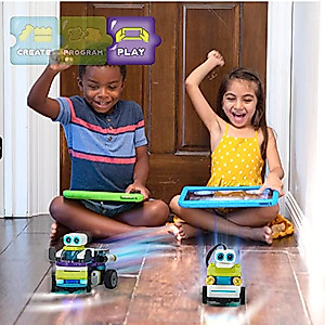 PAI TECHNOLOGY BOTZEES Coding Robots for Kids, Remote Control Robot, STEM Toys, Gift for Boys and Girls Age 4+ (APP Based, iOS, Android and Kindle Fire Compatible)