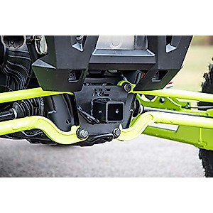 Rough Country 2" UTV Receiver Hitch Plate for 19-22 Polaris RZR Turbo S - 93062,Black