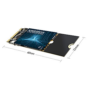 Kingdata SSD M.2 2260 128GB Internal Solid State Drive High-Performance Hard Drive for Desktop Laptop SATA III 6Gb/s (128GB, M.2 2260)