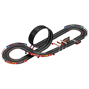 Carrera GO!!! 62476 Disney Pixar Cars Speed Challenge Electric Slot Car Race Track Set in 1:43 Scale