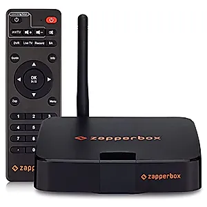 ZapperBox M1 ATSC 3.0 OTA Tuner & DVR with 4K, HDR, and Channel Guide (Single Tuner)