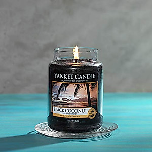 Yankee Candle 5038580013412 jar Large Black Coconut YSDBC2, one Size