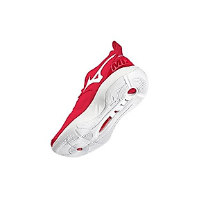 Mizuno Women's Wave Momentum 2 | Women's Indoor Volleyball Shoe | Red/White | US Women's 10.5