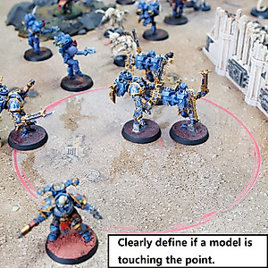 Jucoci Objective Point Markers 6PCS Set Objective Marker Compatible with WH40k Wargame (Miniature Not Included)