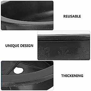 ERINGOGO 6 PCS Bonsai Training Pots, 15'' Oval Bonsai Planter Pot with Drainage Hole, Plastic Large Deep Flower Pot Plants Growing Pots for Nursery, Garden, Balcony