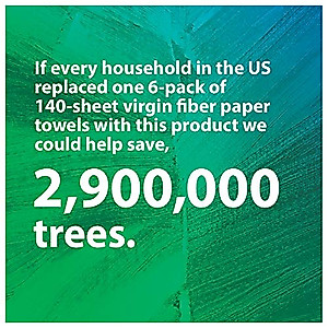 Seventh Generation Paper Towels, 100% Recycled Paper, 2-Ply, 6-Count (Pack of 4)