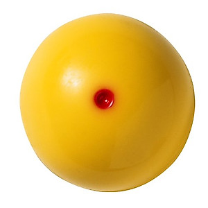 Total Control Golf Ball-Box of 6 ( Yellow with Red Dot, 48-Grams)