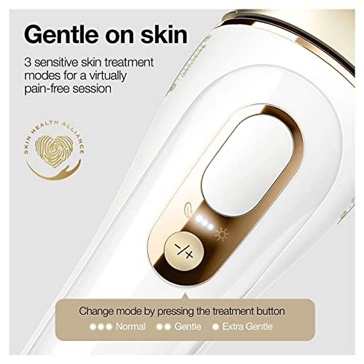 Braun IPL Long-lasting Hair Removal System for Women and Men, NEW Silk Expert Pro 5 PL5347, Head-to-toe Usage, for Body & Face, Alternative to Salon Laser Hair Removal, With 3 Extra Caps