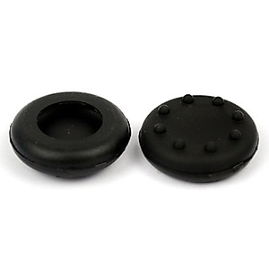 Thumb Grips Silicone Thumb Stick Caps for PS3 /PS4/PS2/Xbox One/Xbox 360 (Black)
