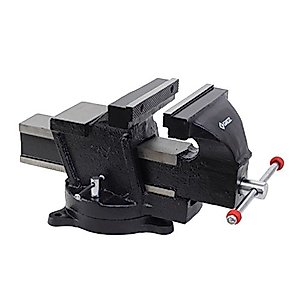 Groz 35483 6" Mechanic Bench Vise, with Swivel Base
