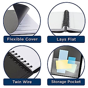 AT-A-GLANCE 2024 Weekly & Monthly Appointment Book Planner, 8" x 10", Large, QuickNotes, City of Hope, Black (76PN010524)