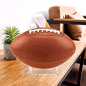 Tasybox Acrylic Ball Stand Holder, Sports Ball Storage Display Rack for Basketball Football Volleyball Soccer Rugby Balls 2 Pack Clear