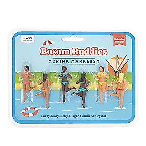 NPW Bosom Buddies, 6-Count, Assorted