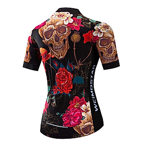 Cycling Jerseys Women,Mountain Bicycle Clothes Summer Cycling Tops Short Sleeve Riding Bike Shirts MTB Jersey Quick Dry