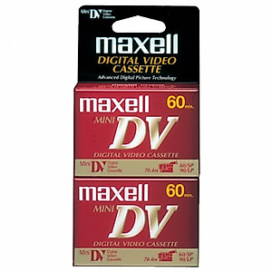 MAXELL 298012 Mini Digital Video Tapes (60 min, 2 pk)