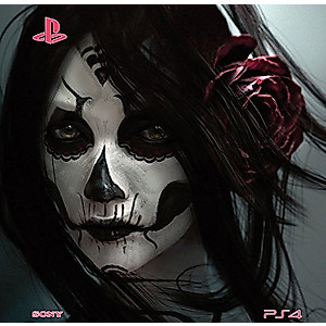 Skin Ps4 PRO - Skull Woman - Limited Edition Decal Cover ADESIVA Playstation 4 Slim Sony Bundle
