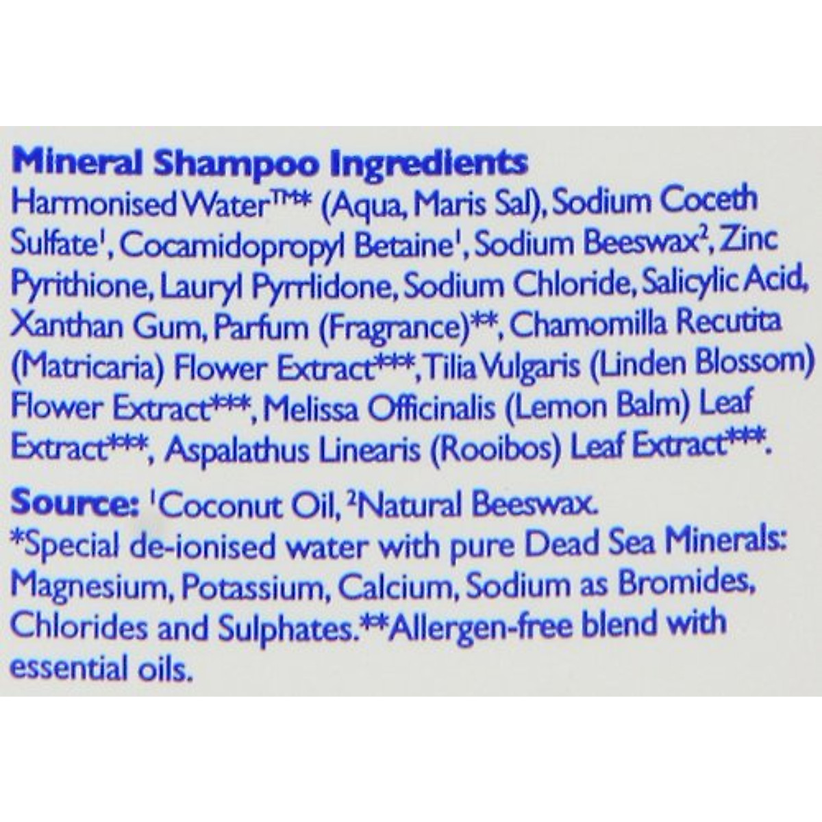 Dead Sea Spa MAgik Mineral Shampoo 300ml