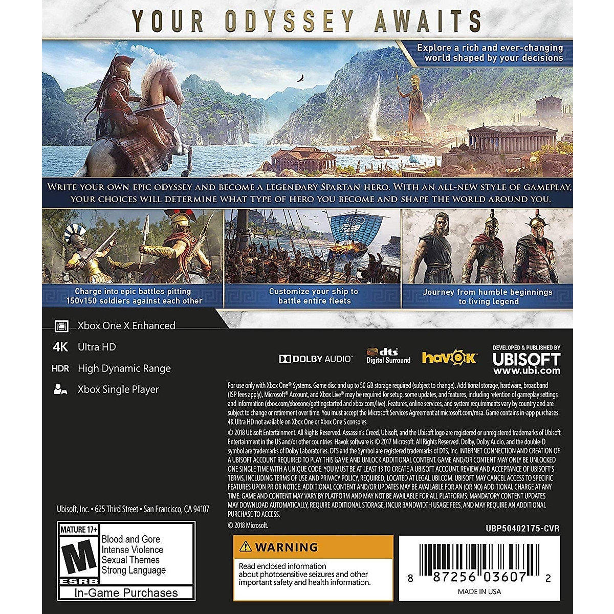Assassin's Creed Odyssey Standard Edition - Xbox One