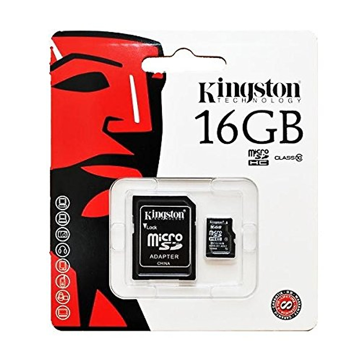 Kingston Digital 32GB microSDHC Class 10 UHS-I 45MB/s Read Card with SD Adapter (SDC10G2/32GB)