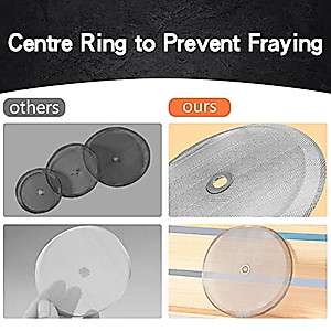 French Press Filter 6 Pieces Stainless Steel Replacement Filters Mesh French Press Screen Filter Replacement for Coffee Tea Makers and Coffee Grounds Filters