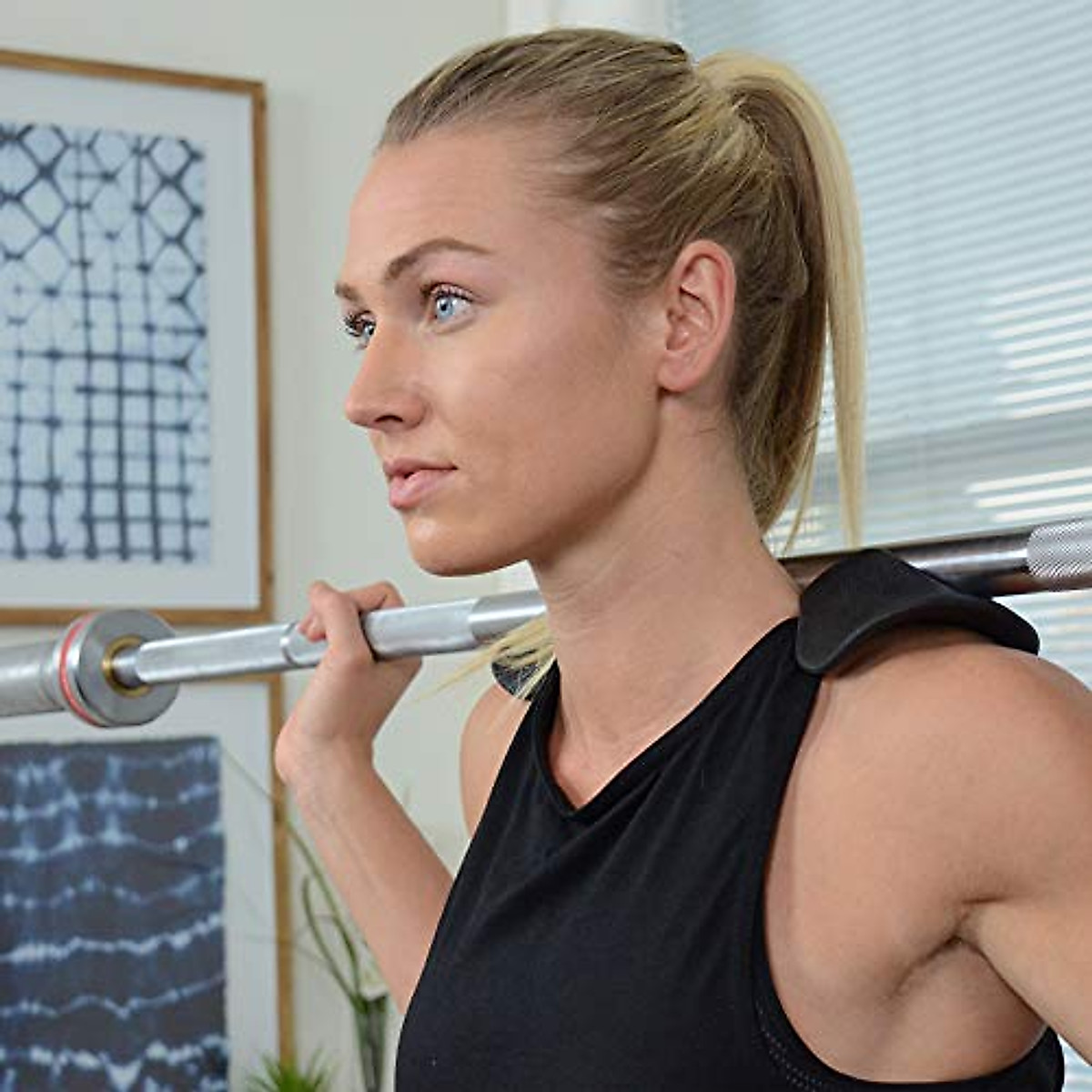 Sunny Health & Fitness Cobra Barbell Neck & Shoulder Support Pad