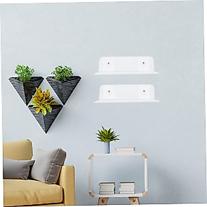 Zerodeko Acrylic Storage Rack Nursery Wall Shelves Children Storage Frame Durable Storage Shelf Versatile Acrylic Bracket Cosmetics Storage Shelf Kids Shelf Wall-Mounted Organizer