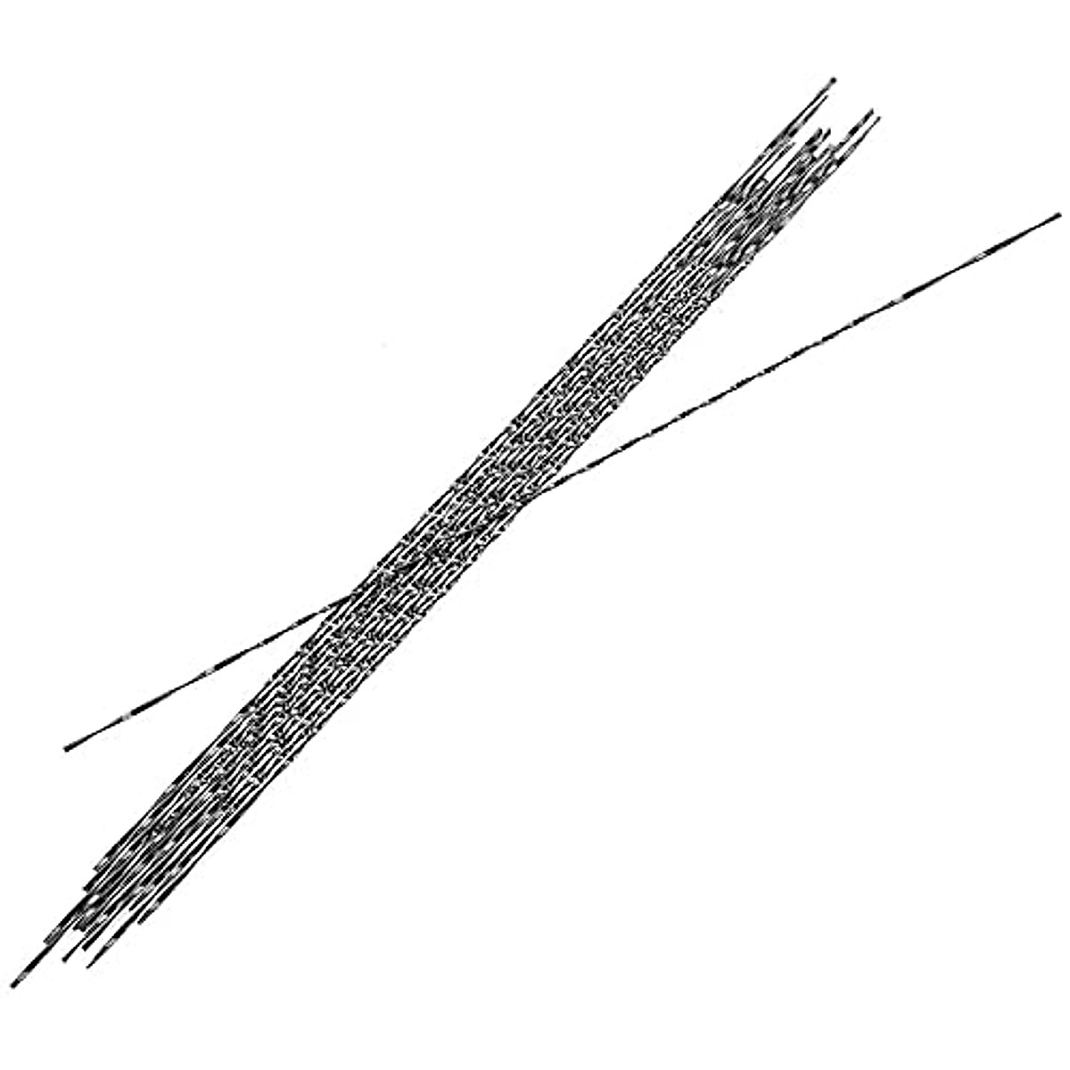 12 Pieces Scroll Saw Blades with Spiral Teeth for Wood Metal Plastic Cutting Sawing Carve Fits Most of Major Saw Brands Bosch, Makita, etc. (6#)