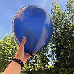 Tangser Pearl Night Blue Balloons, Navy Blue Balloons 12 inch, Dark Blue Balloon 100 Pcak, globos Azul Marino, Midnight Blue Ballons, Latex Balloon for Birthday Party Baby Shower Wedding Decorations