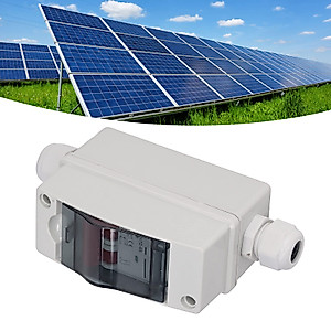 Solar PV Disconnect Switch, Photovoltaic DC Isolation Switch IP65 Waterproof Plug and Play 500V Miniature Motorhome Protector Circuit Breaker (16A)