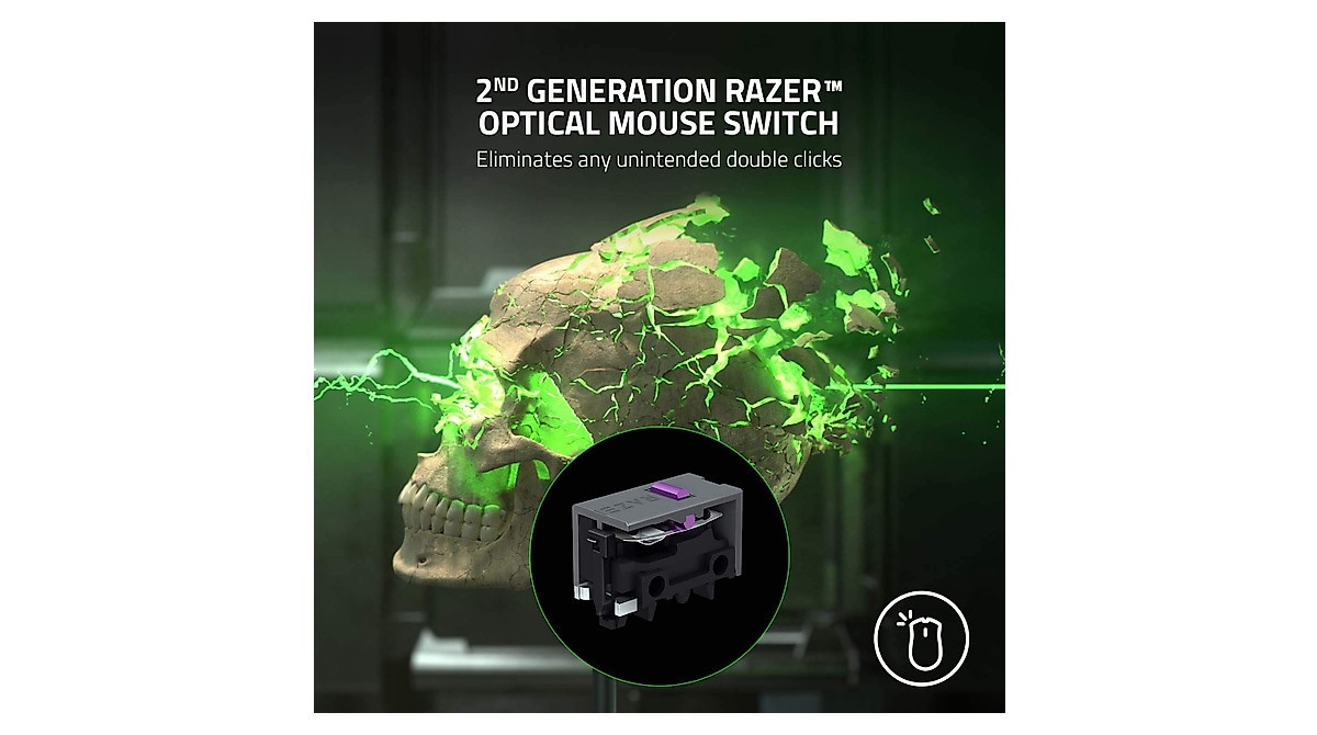 Razer DeathAdder V2 Pro Wireless Gaming Mouse | 20K DPI, RGB, 70H Battery