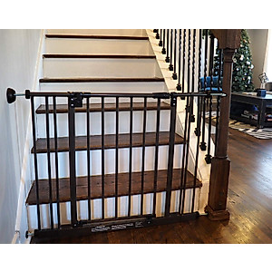 Baby Gate Guru Small Wall Protector 4 Pack - Black - Cup Pads to Guard Your Walls from Pressure Mounted Baby Gates, Pet Gates, Safety Gates, Shower Curtain Rods, and More (4 Pack, Black)