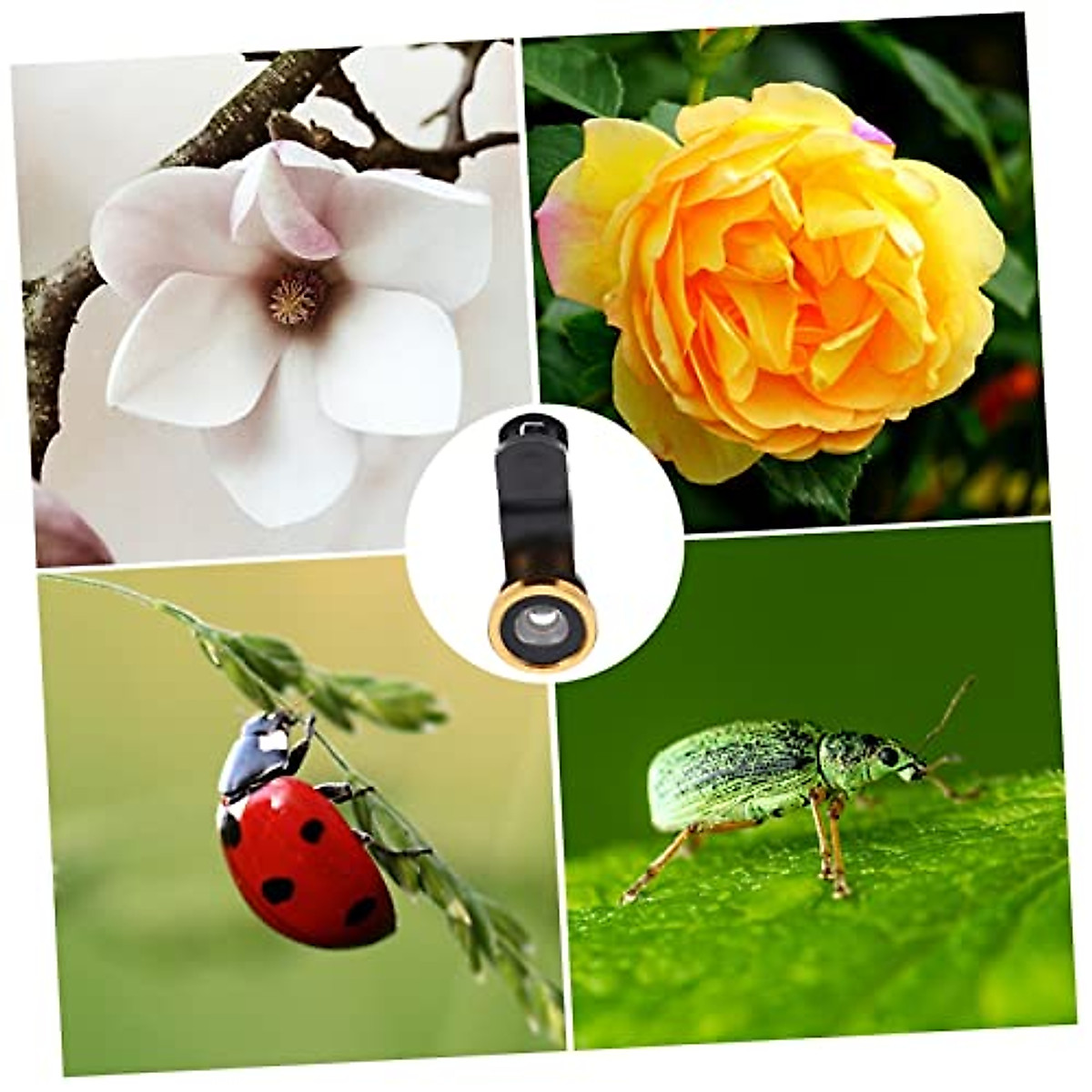 UKCOCO 2 Sets Mobile Phone Fisheye Lens Fish Eye Phone Universal Phone Camera Lens Clip on Fisheye Lens Fish Eye Lens for Camera Smart Phones Camera Accessories Camera Lens Kit Macro Lens