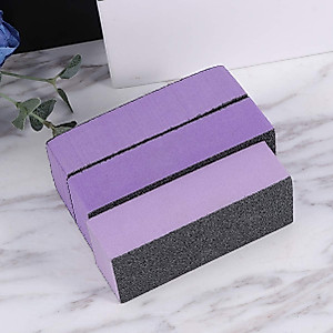 Beaupretty 3pcs Nail Files and Buffer Professional Three-sided Emery Board Buffers Nail Art Care Buffer Block Tools