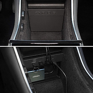 TAPTES USB Hub 5 in 1 Ports for Tesla Model 3 Before June 2020(Not Fit for Model Y),Dashcam & Sentry Mode Viewer USB Hub dongle USB (Not Fit for Tesla Model 3 Produced After June 2020)