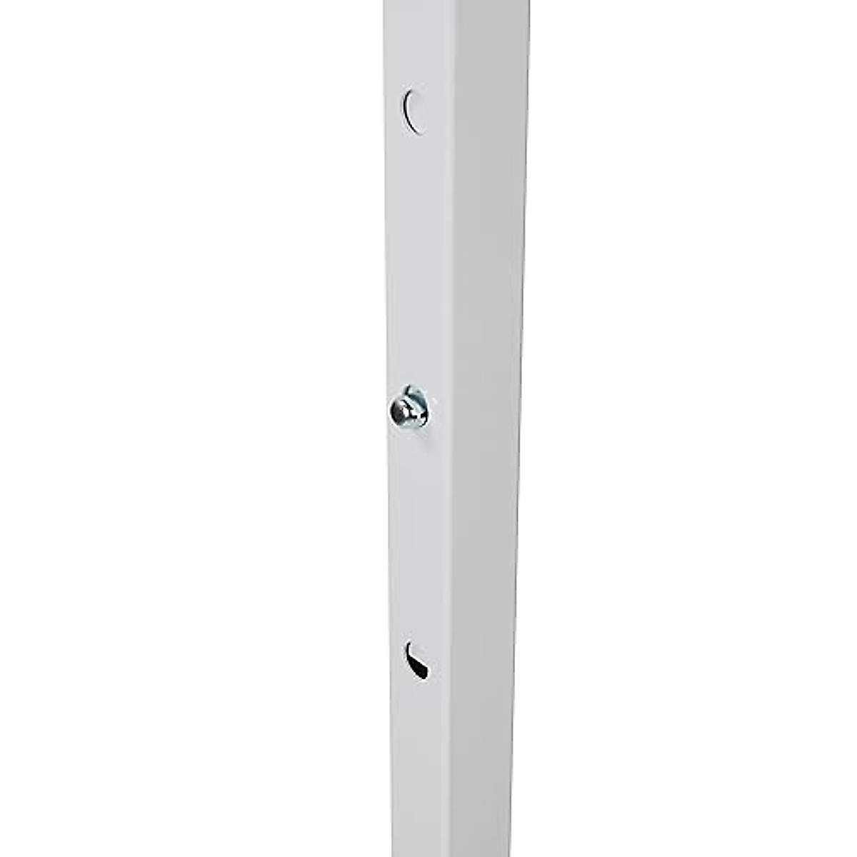 SSWBasics White Adjustable Single Costumer (Adjustable from 48" to 72")