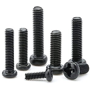 TONGCHAO Tchaosc 650pcs Cross Recessed Round Pan Head Machine Screws Set M1.4 M1.7 M2 M2.5 M3 Mini Screw Laptop Computer Screw Cross Screw Kit