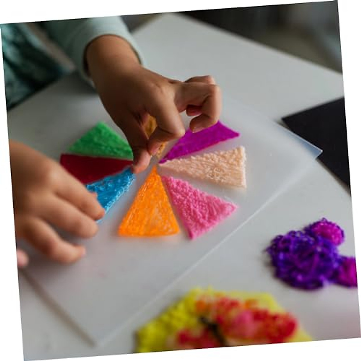 KALLORY 10pcs Copying Board Drawing Board 3D Drawing Paper Templates 3D Printing Pen Mat Painting Mat Basic Template Drawing Tool Plastic