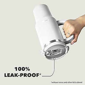 Contigo Streeterville Tumbler 1200 ml with Handle | Stainless Steel Vacuum Insulated Water Bottle with Straw and Lid | Cold for 29 Hours | Travel Mug | Thermal Flask | BPA Free