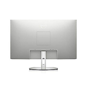 Dell S2721H 27 Inch Full HD 1080p, AMD FreeSync IPS Ultra-Thin Bezel Monitor, Built-in Speakers, Silver, Black