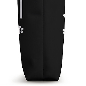 Dog Paw Print Shichon Mom Tote Bag