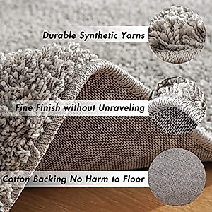 Solid Shag Rug 3x5 Rugs for Living Room Large Area Rug Machine Washable Area Rugs, Ideal for Carpet Floor Use